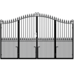 3/4 Split Gates | Split Driveway Gates | Gates and Fences UK