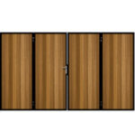 Metal Framed Timber Infill Gates | Drive | Garden | Side Gate